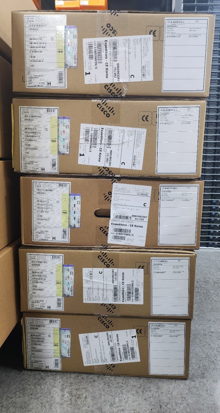 시스코 신품스위치 납품완료 : 네이버 블로그