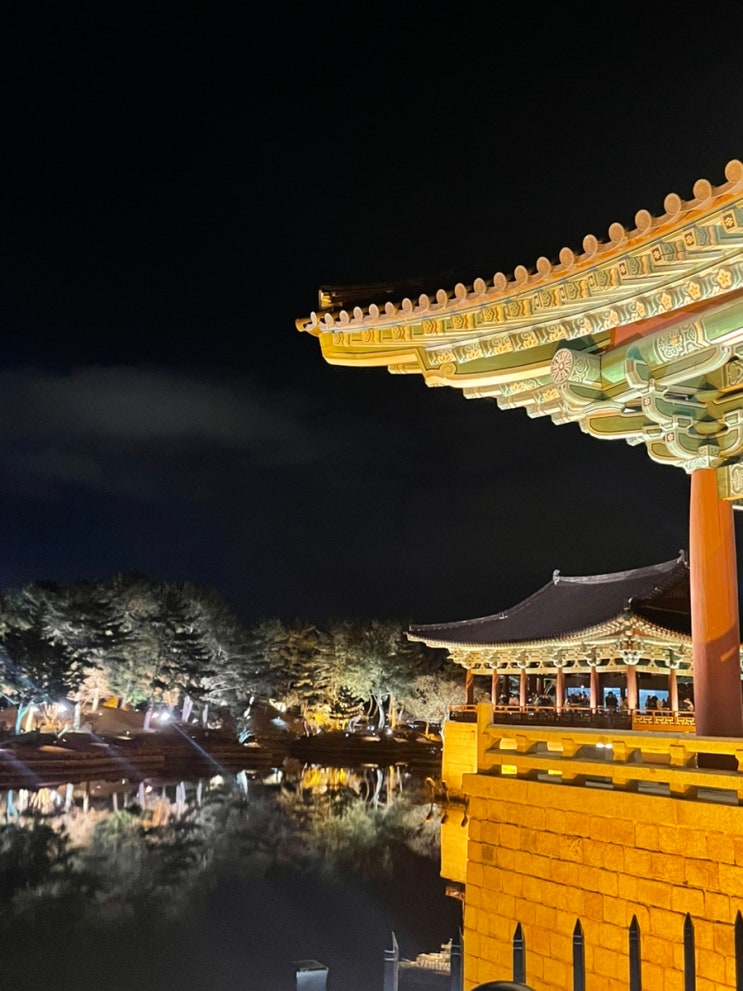 12월 2박 3일 경주포항 여행 Day1 경주 오스테리아밀즈 카도카도 대릉원 첨성대 동궁과월지 점점 청사초롱