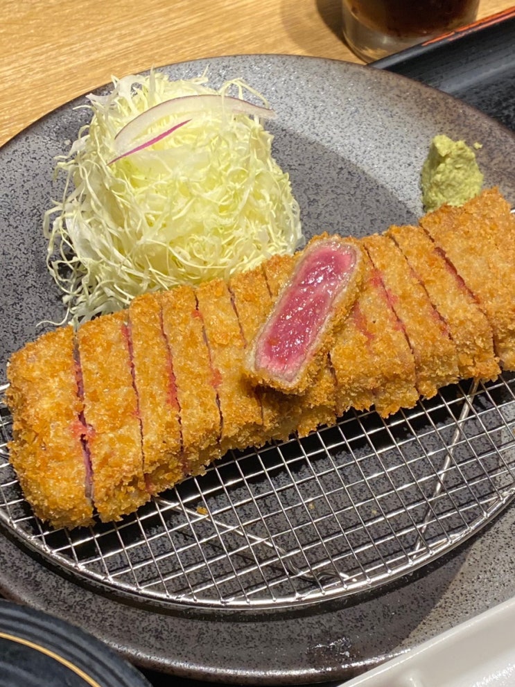교토 맛집 교토 폰토쵸 거리 웨이팅 있는 맛집 규카츠 교토가츠규 폰토쵸 본점살치살 규카츠 정식 후기 네이버 블로그