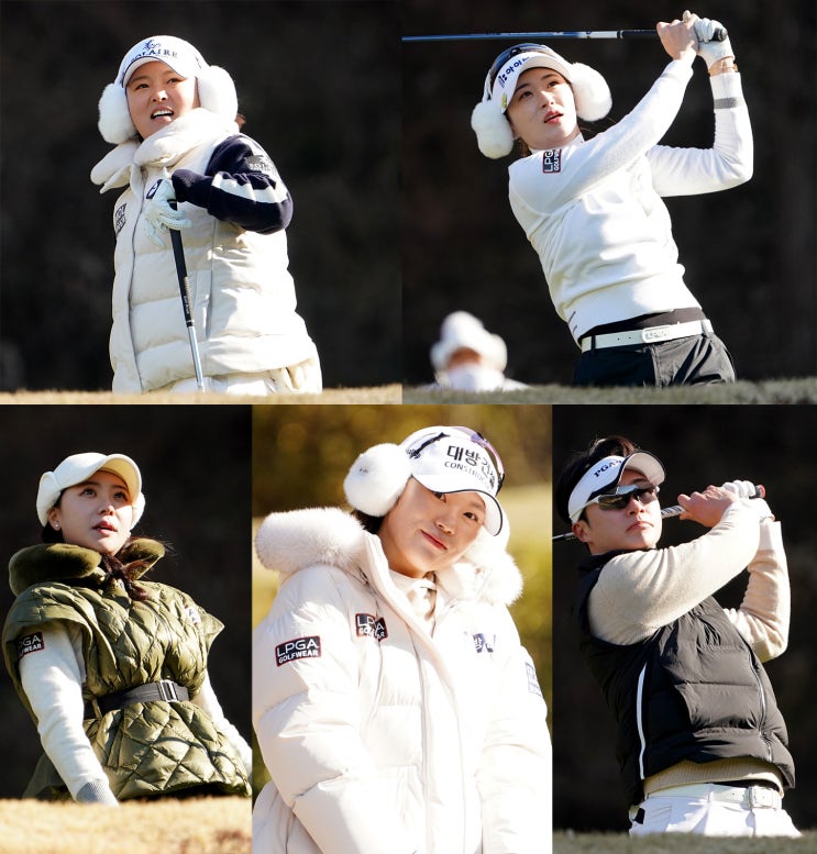 Pga Tour And Lpga 골프웨어 프로암 고진영 프로 골프 패딩 조끼 방풍 니트 여성 겨울 골프웨어 브랜드 네이버 블로그