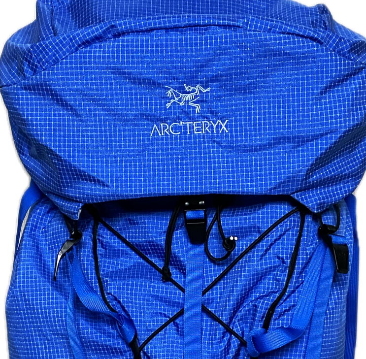 "내 주식계좌처럼 파랗다." 아크테릭스 알파 AR 55L 백팩 리뷰(등산가방, 알파인가방) : 네이버 블로그