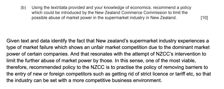 IB Economics Paper 3, 9-10 Mark band, 7점 수준의 마지막 문제 (b) 에세이를 쓰는 방법! 만점 ...