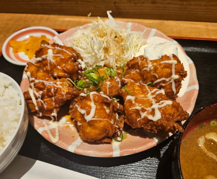 [오사카 신세카이 혼도리 상점가 맛집] 토리카나 키타노야 Torikara Kitanoya - 일본 가정식 맛집 / 가라아게 튀김 ...