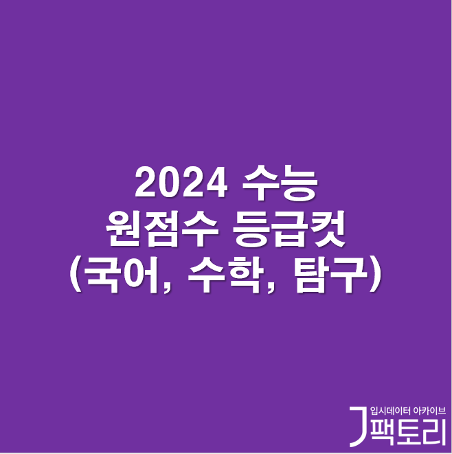 2024 수능 원점수 등급컷 국어 수학 과탐 사탐 네이버 블로그