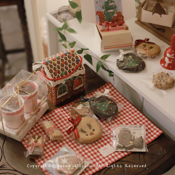 크리스마스 쿠키선물세트 DIY 만들기 다양한 구성 크리에잇쿠키 추천 : 네이버 블로그