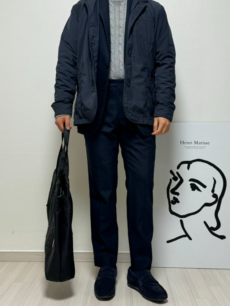 30대 남자 네이비 정장 코디 색조합 수트핏 비즈니스 캐주얼 자켓 출근룩 네이버 블로그