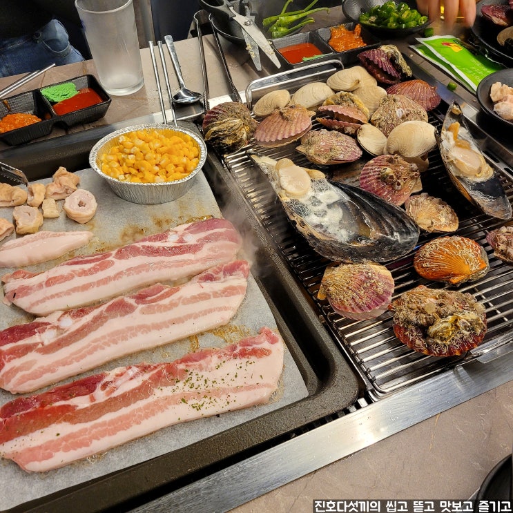유촌동 광주조개창고 조개구이와 고기를 동시에 무한리필로 먹을 수 있는 광주 무한리필 네이버 블로그