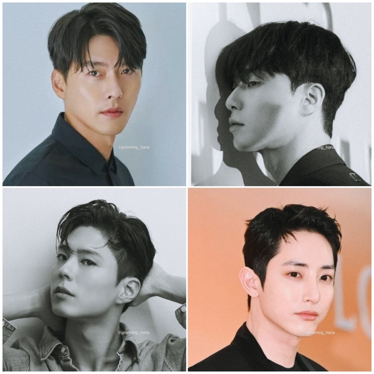 짧은 And 긴 직모 깔끔한 내림머리 필러스펌 이마 넓은 남자 필러스컷 헤어스타일 네이버 블로그