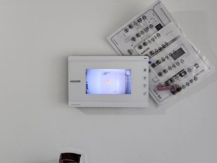 [수원시 영통구 영통동] 벽산풍림아파트 / 코콤비디오폰 ASTRO KVP-70C / 삼성도어락 SHP-DP940 / 고장난 비디오폰 망가진 인터폰 오래된 도어락 번호키 교체 ...