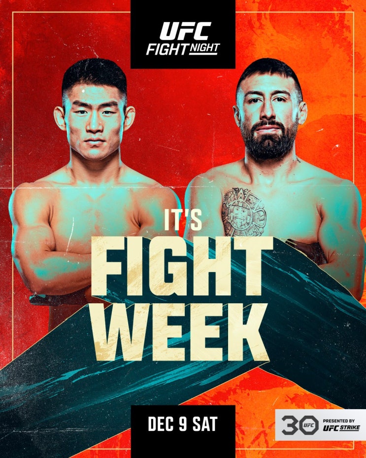 [대진표] UFC Fight Night 233: 송 야동 VS 크리스 구티에레스 : 네이버 블로그