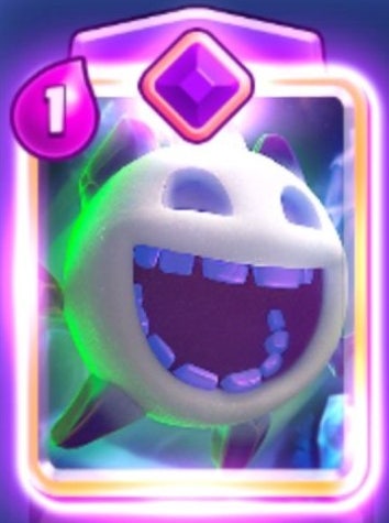 클래시 로얄 마인블루 - ['진화 아이스 스피릿(Evolved Ice Spirit)' : 얼음 폭발을 통한 연속 빙결을 부여하는 ...