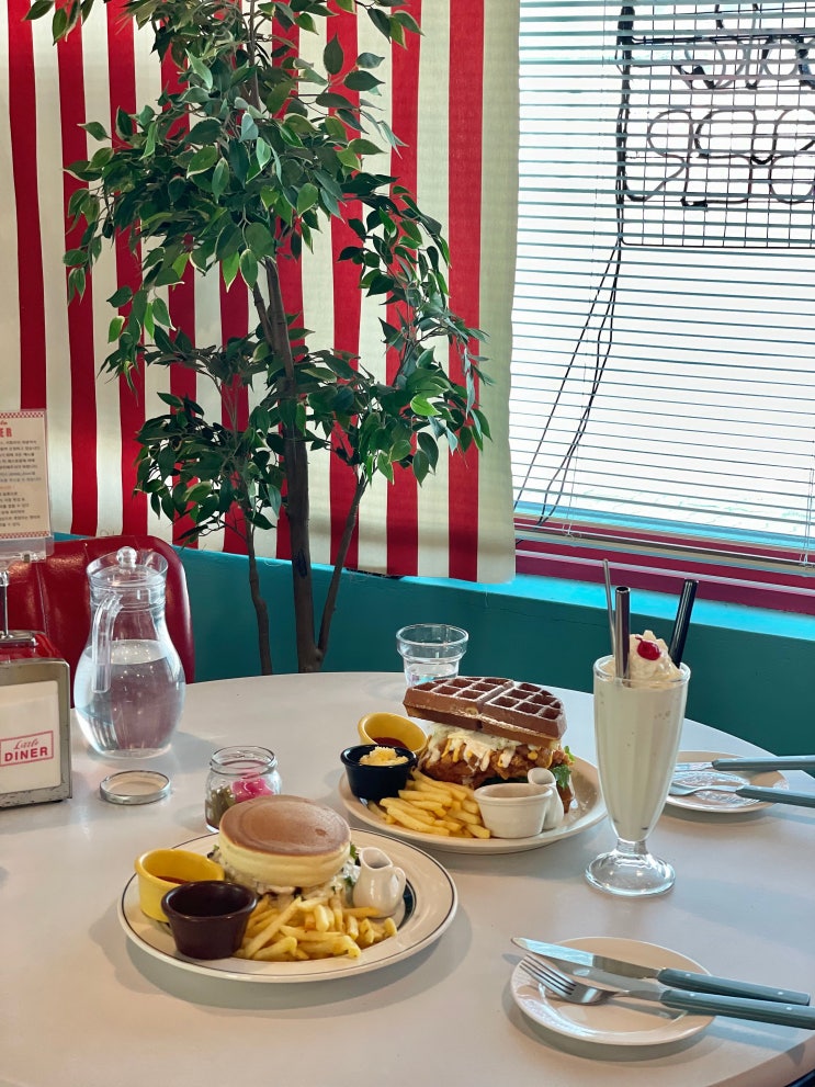 강릉 미국 감성 브런치 맛집, 리틀다이너(Little Diner) : 네이버 블로그