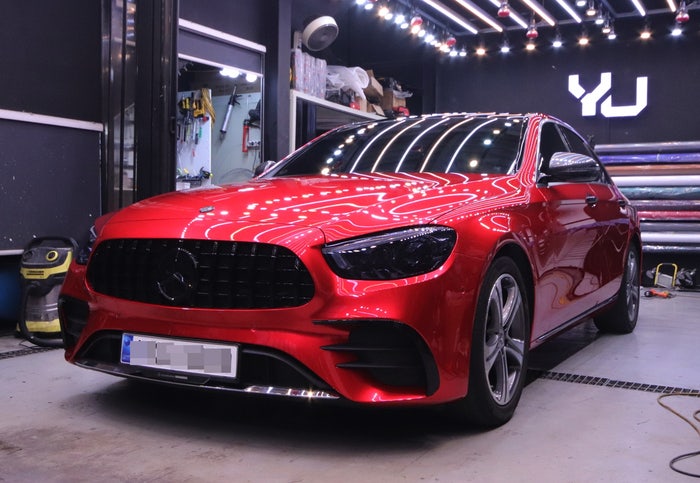 대구 고광택 자동차랩핑 W213 E클래스 후기형 컨버전 및 와이드콕핏 , 엠비언트 풀작업 : 네이버 블로그