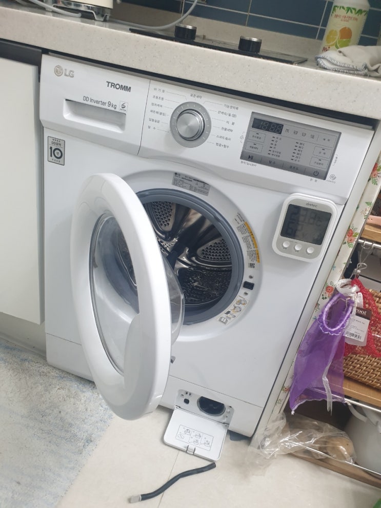 엘지빌트인드럼세탁기 잔수호스빠짐 F9WKBC : 네이버 블로그