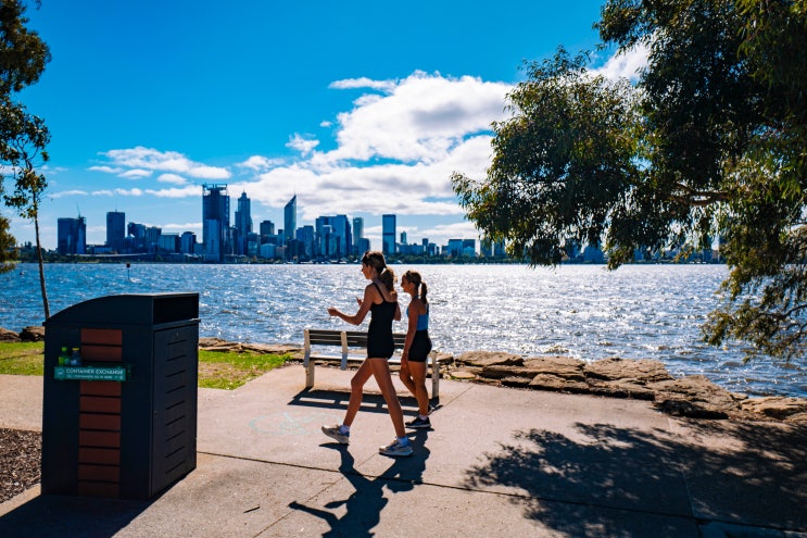 서호주여행 6일차 - 제임스 미첼 공원 South Perth Observation Deck 렌터카 반납 전에 잠시 여유를 가져 ...