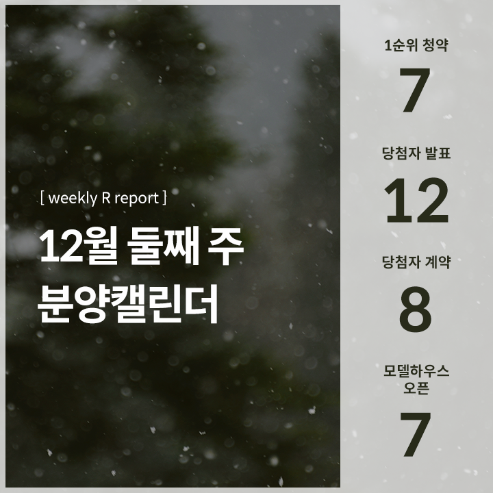 [12월 둘째 주 분양캘린더] ‘서산센트럴아이파크’ 등 전국 3,947가구 분양예정 - 부동산R114 : 네이버 블로그