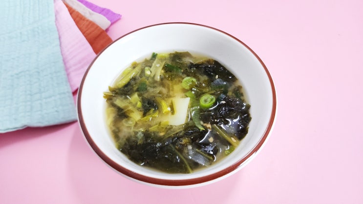 간단한 아침국 아욱국 레시피 아욱 된장국 끓이는법 아욱손질법 아욱요리 네이버 블로그