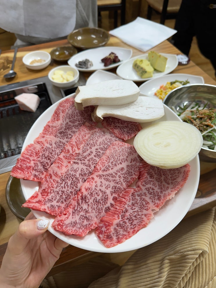 농성동 한우 맛집 한우촌 살치살 생고기비빔밥 내돈내산 후기 네이버 블로그