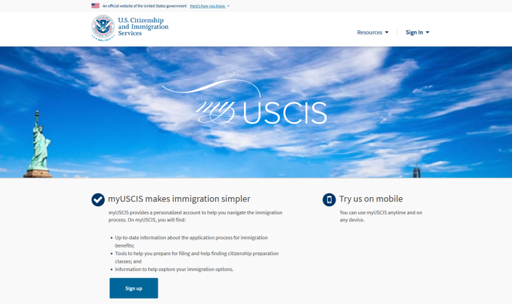 [미국이민] 미국이민국(USCIS) 온라인 계정 가입 및 사용 꿀팁 : 네이버 블로그