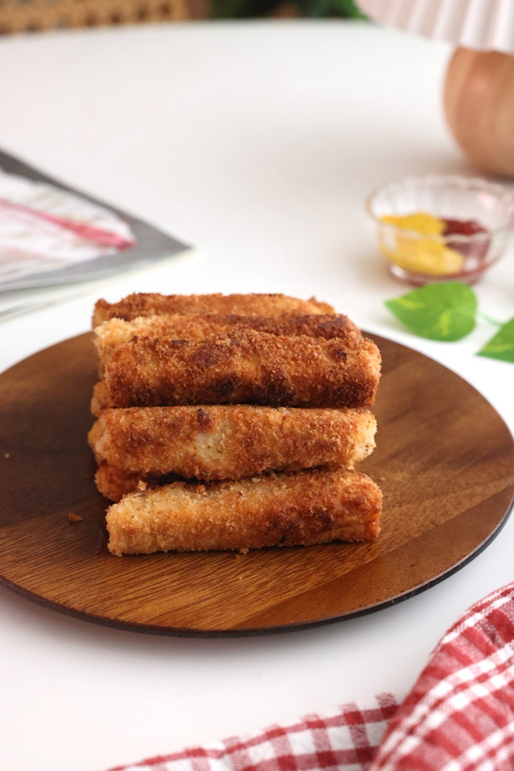 스팸요리 스팸튀김 냉동식빵 빵가루 만들기 간단한 맥주안주 네이버 블로그