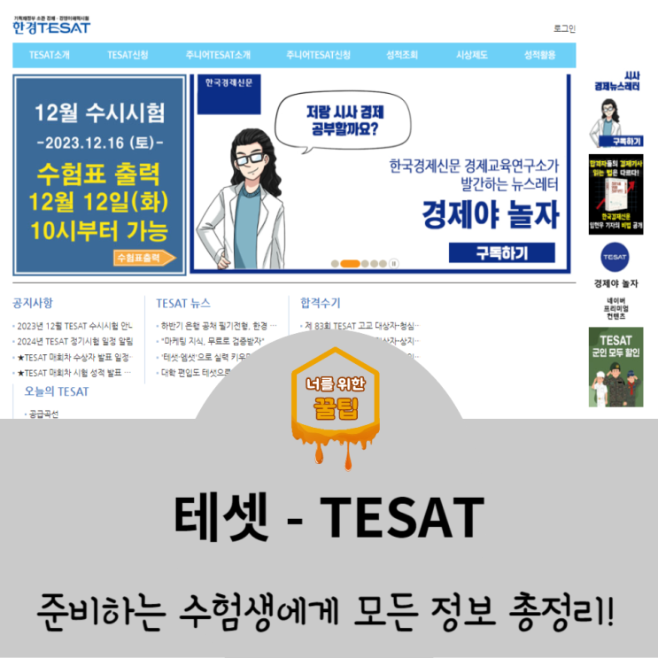 테셋 - TESAT 모든 정보 총정리! : 네이버 블로그