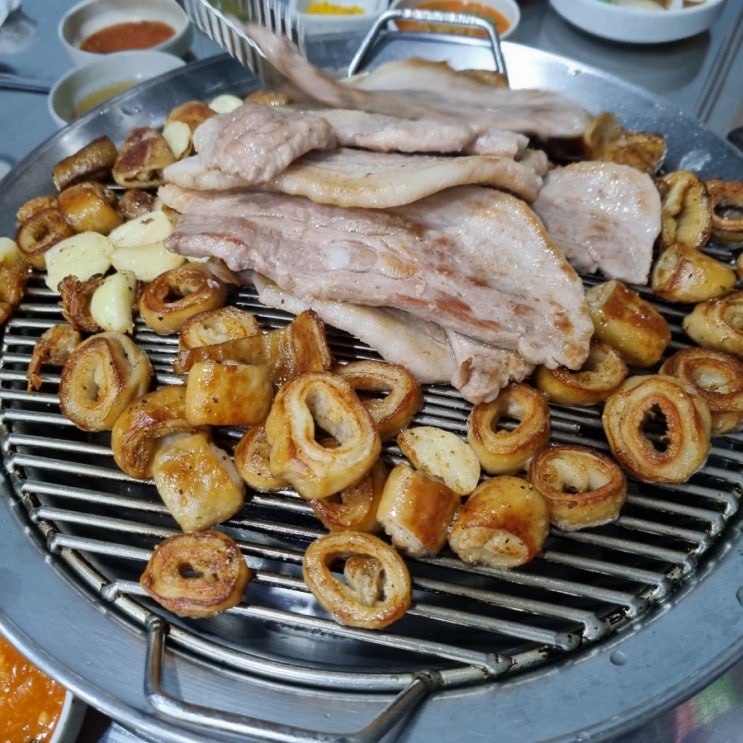 부산 사상 맛집 잡내 없이 고소했던 꿀돼지문현곱창 사상 막창사상역 모임 네이버 블로그