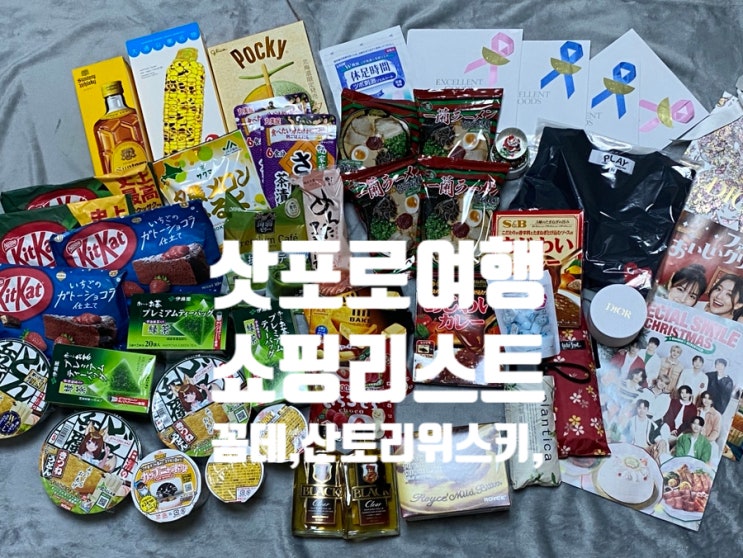 삿포로 쇼핑 추천 다이마루 백화점 파르코 백화점 스텔라 플레이스 꼼데가르송 디올 미차 스카프 돈키호테