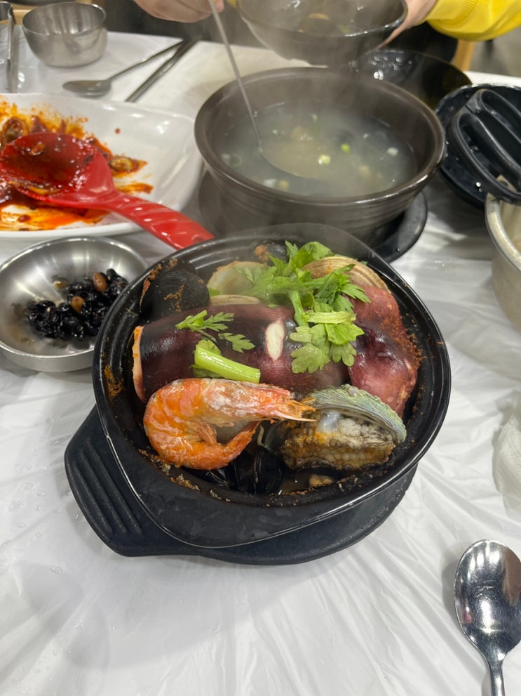 김포 장기동맛집 통영해물뚝배기 오징어볶음 내돈내산 네이버 블로그