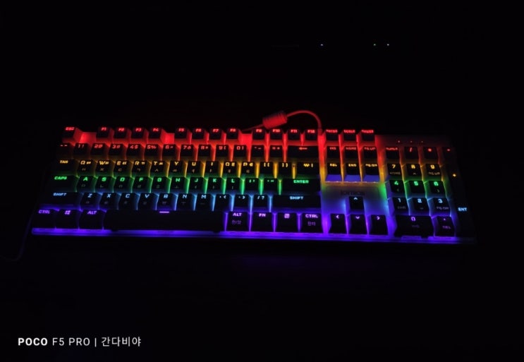 [사용기] 조이트론 LED 적축 기계식 키보드 JTMK-200 시리즈 사용기 : 네이버 블로그