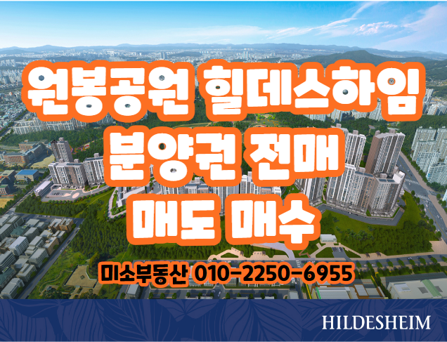 청주 원봉공원 힐데스하임 분양권 전매 매도 매수 단지배치도 네이버 블로그