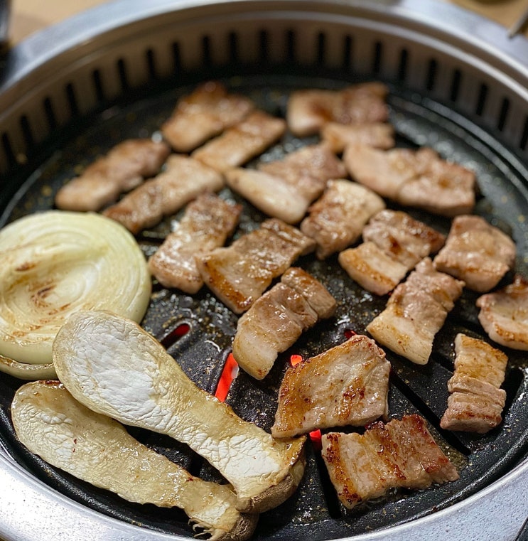 광주 화정동 맛집염주명가 한정식처럼 찬을 주는 고기집 네이버 블로그