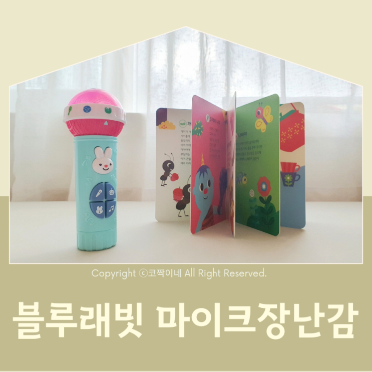9개월아기놀이 블루래빗 장난감마이크 사운드북 아이도 엄마도 육아스트레스 탈출 네이버 블로그