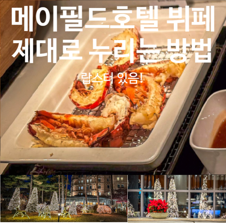 메이필드호텔 뷔페 캐슬테라스 주말 디너 금요일 후기 다른 호텔과의 차별점 네이버 블로그