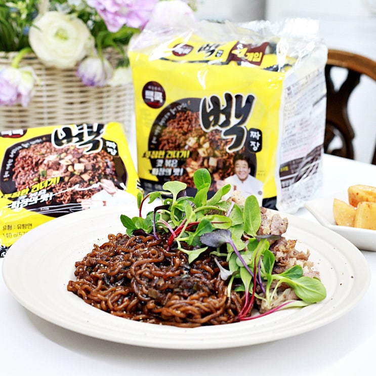 백종원 빽짜장 주말점심메뉴 짜장라면 추천 레시피 이마트 장보기 백종원라면 : 네이버 블로그