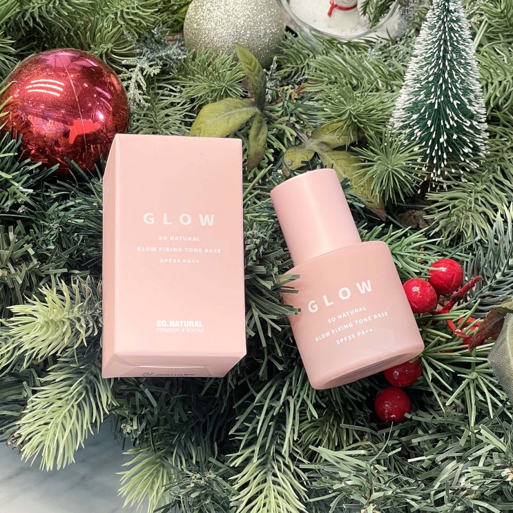 글로우 베이스, 쏘내추럴 글로우 픽싱 톤 베이스로 광채 메이크업 : 네이버 블로그