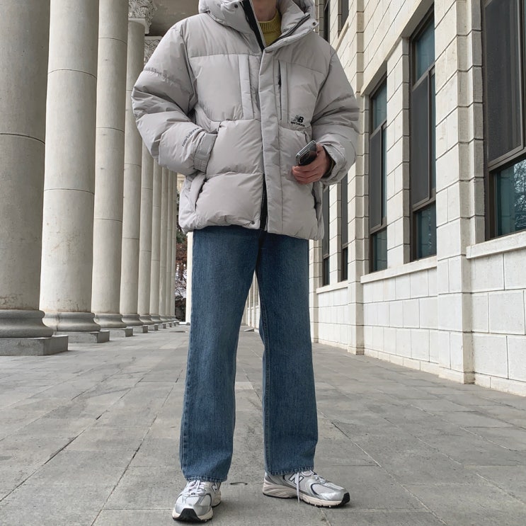 남자 숏패딩 추천 뉴발란스 패딩 플라잉다운 디자인 보온성 완벽 네이버 블로그