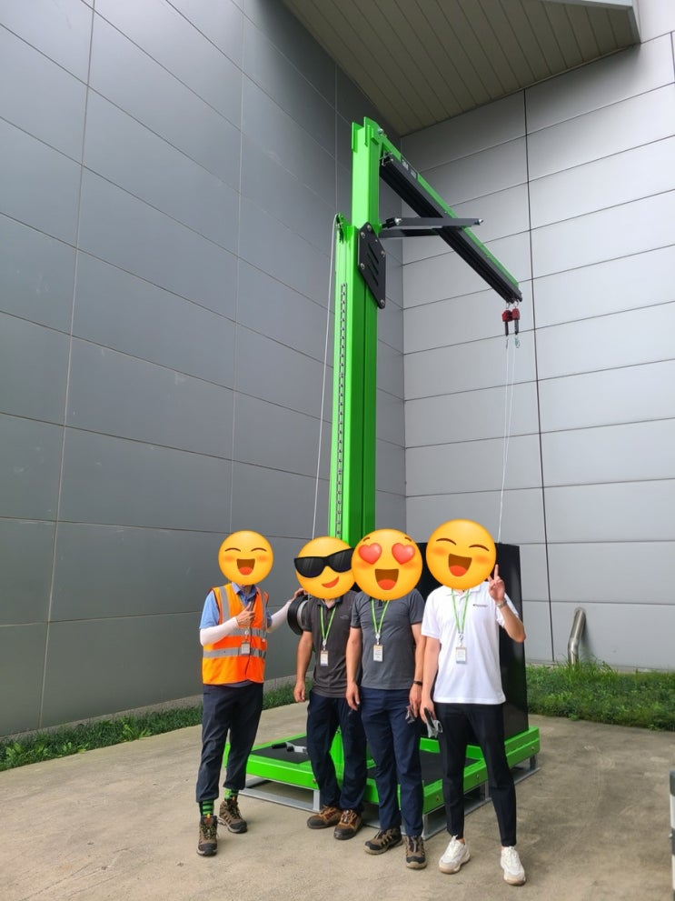 3M 플렉시가드 M200 설치사례 | 반도체 장비 탱크로리 포장작업 상하차장업 고소작업 시 추락방지 안전대부착설비 안전대걸이시설 ...