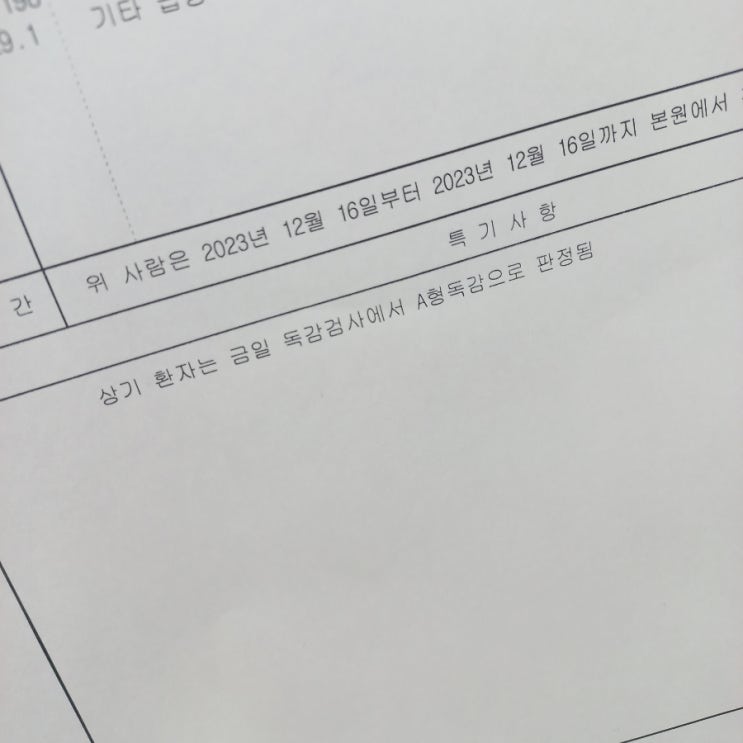 A형 독감 후기 A형 독감 증상 약 한미플루 격리 부작용 보험 실비청구 네이버 블로그