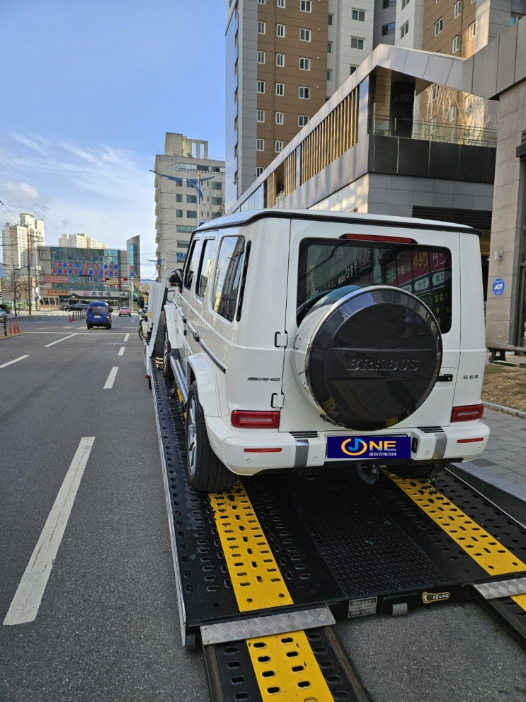 벤츠g63 Amg 창원시 의창구 팔용동에서~대구 달서구 장기동 왕복탁송 단독캐리어탁송 어부바탁송 수입차탁송 슈퍼카탁송 제이원