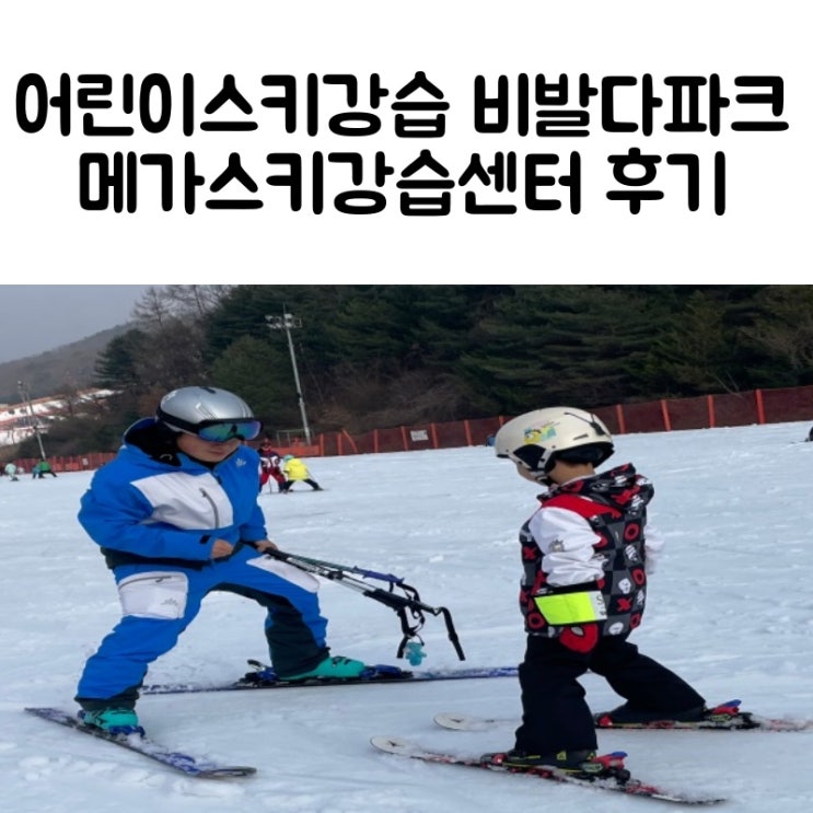 어린이스키강습 비발디파크 메가스키강습센터 후기 네이버 블로그