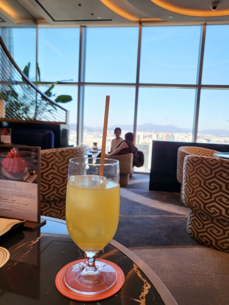 강남 전망이 좋은 호텔카페 조선팰리스 라운지 1914 바(bar&lounge) 커피 2만원 조선델리 : 네이버 블로그
