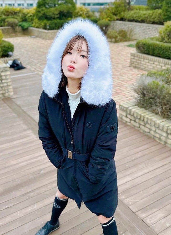 릭크 골프웨어 브랜드 연예인 골프패션 임수향 겨울 골프패딩 코디 네이버 블로그