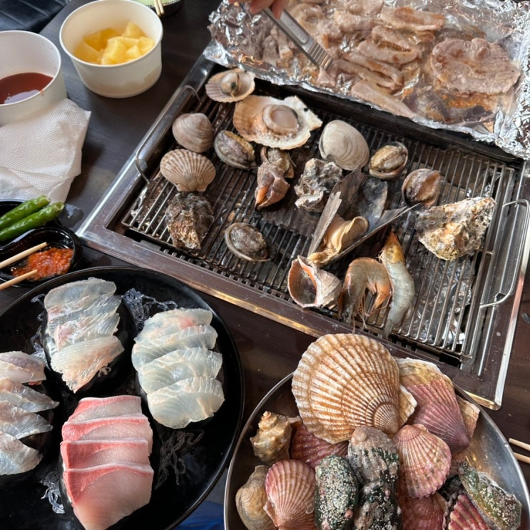 소래포구조개구이맛집 고기와 조개구이 내맘대로 미남조개바다 무한리필 네이버 블로그