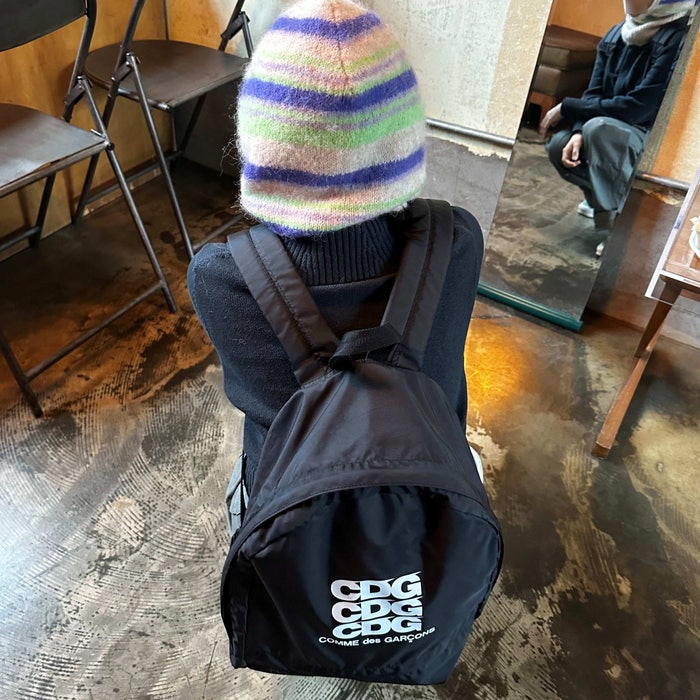 CDG 백팩 꼼데가르송 블랙 가방 여성 착용 리뷰 : 네이버 블로그