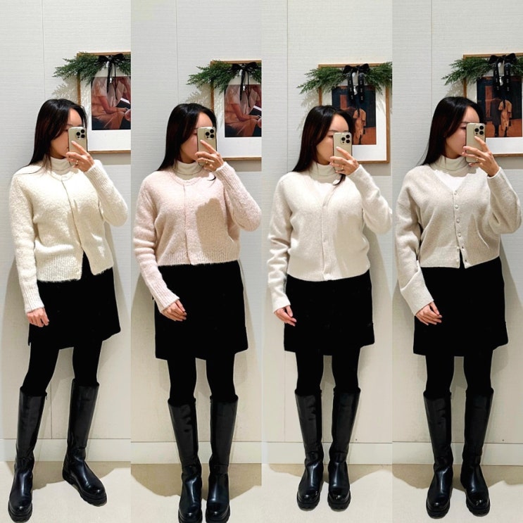 시에 Sie 가디건 소피 알파카 라운드 썸미니 라쿤 루즈 로쉬 루즈 라쿤 가디건 3종 비교 네이버 블로그