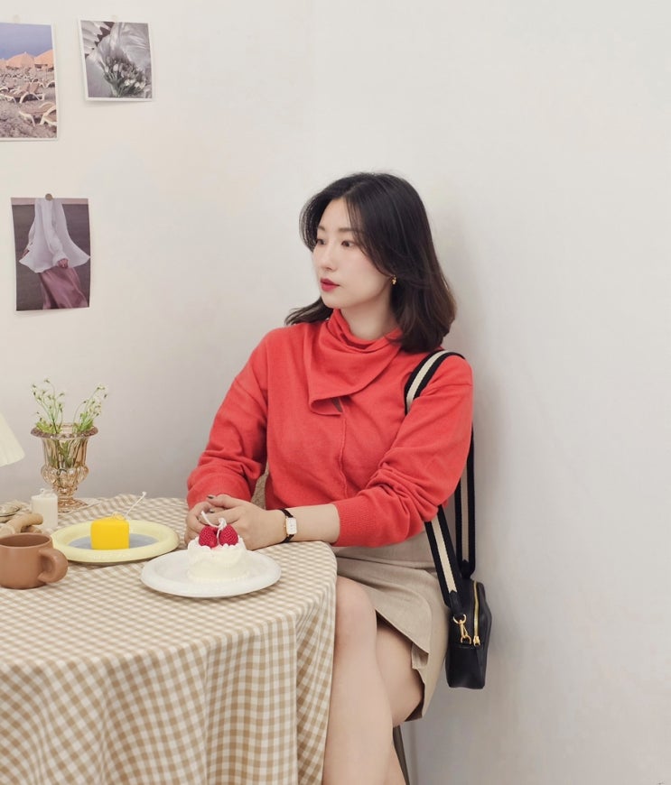 여자 연말룩 코디 니트 Ootd 린컴퍼니 바이린샵 홀리데이 쇼핑 네이버 블로그