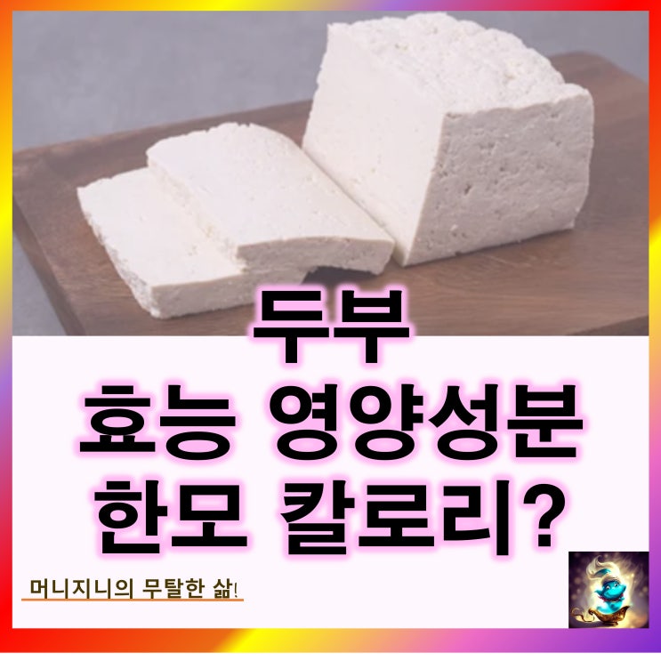 두부 한모 칼로리 영양성분 효능 확인하세요 네이버 블로그
