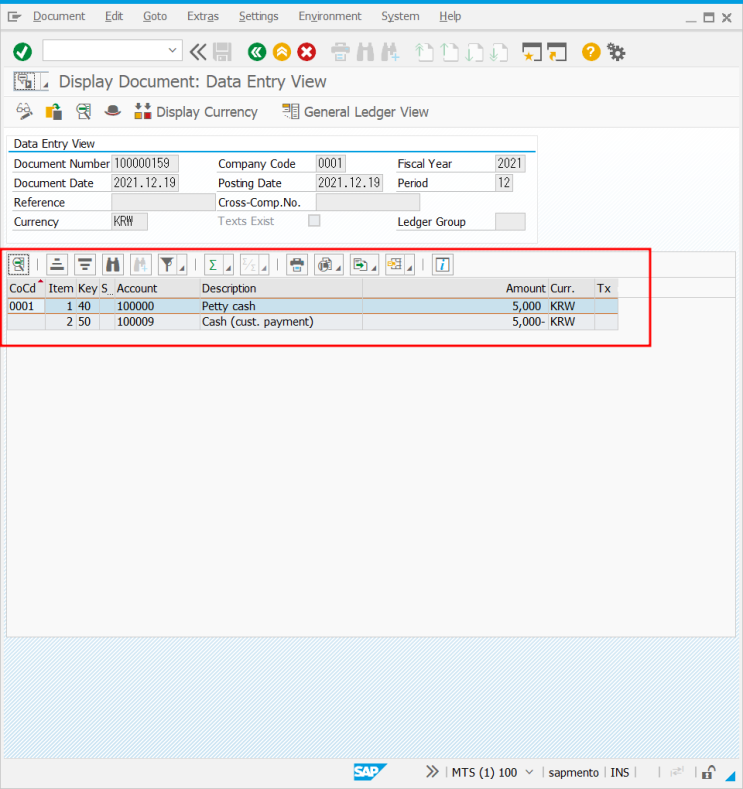 [SAP FI] 전표치는법(임시전표,실전표), 역분개를 배워보자 : 네이버 블로그
