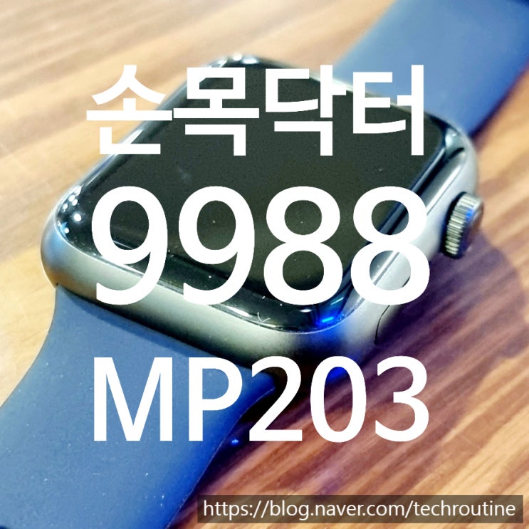 손목닥터9988 스마트워치 사양 개봉기 MP203 : 네이버 블로그