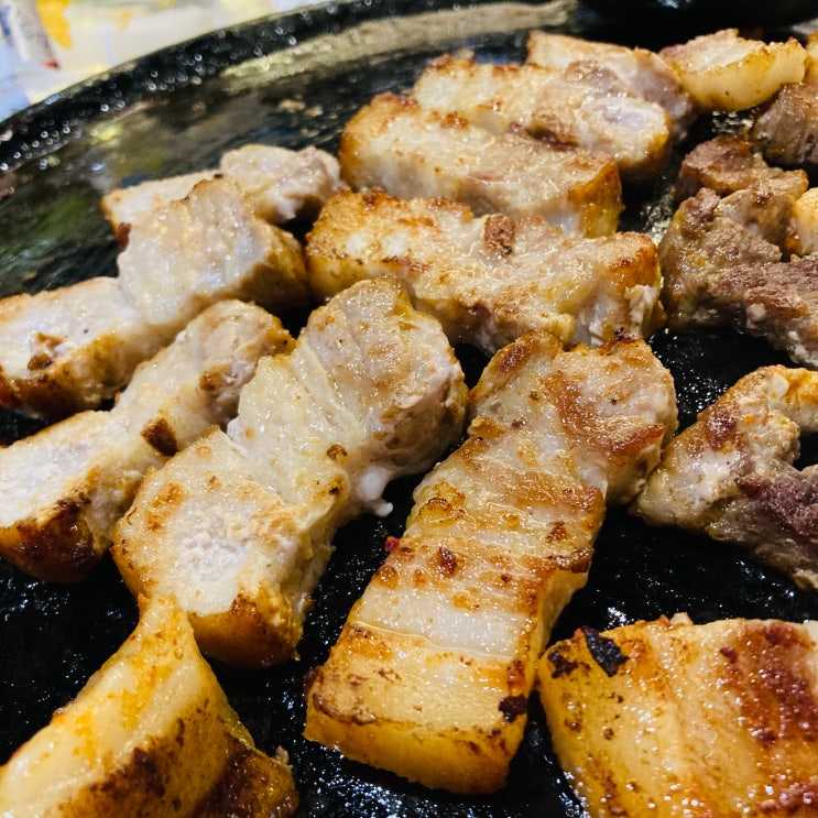 구월동 로데오거리 육즙팡팡 삼겹살 맛집 동두천솥뚜껑 삼겹살 구월점 네이버 블로그
